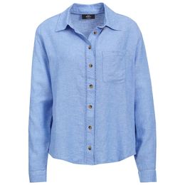 Gina Benotti Damen Leinen-Bluse mit Brusttasche
