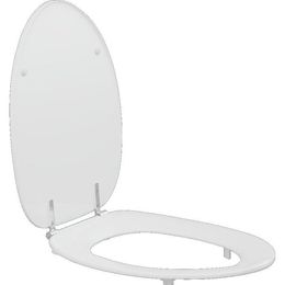 Pressalit Dania WC-Sitz R37000-D92999 mit Deckel, wei&szlig;