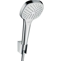 Hansgrohe Croma Select E 110 Brausehalterset 28093400 Vario EcoSmart m.Brauseschlauch, 1600 mm, wei&szlig;/chrom