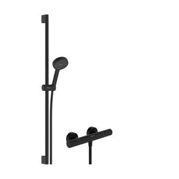 Hansgrohe Activera Select S Brausesystem 28086670 95 mm Brausekopf, 2jet, Aufputz, matt schwarz