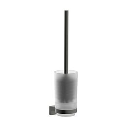 Hansgrohe AddStoris S Toilettenb&uuml;rstenhalter 41782340 Wandmontage, brushed black chrome