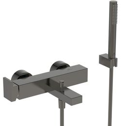 Ideal Standard Extra Wannenarmatur BD514A5 308x210x91 mm, Aufputz, mit Handbrause-Set, magnetic grey