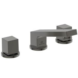 Ideal Standard Extra 3-Loch Waschtisch-Armatur BD508A5 225x200x98 mm, mit Ablaufgarnitur, Ausladung 140mm, magnetic grey