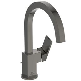 Ideal Standard Extra Waschtischarmatur BD504A5 90x245x307 mm, hoher Auslauf, mit Ablaufgarnitur, magnetic grey