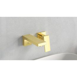 Ideal Standard Extra Wand-Waschtischarmatur BD509A2 167x180x107 mm, Unterputz Bausatz 2, brushed gold