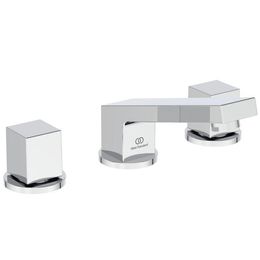 Ideal Standard Extra 3-Loch Waschtisch-Armatur BD508AA 225x200x98 mm, mit Ablaufgarnitur, Ausladung 140mm, verchromt