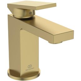 Ideal Standard Piccolo Extra Waschtischarmatur BD502A2 64x167x153 mm, mit Ablaufgarnitur, Ausladung 100mm, brushed gold