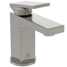 Ideal Standard Piccolo Extra Waschtischarmatur BD502GN 64x167x153 mm, mit Ablaufgarnitur, Ausladung 100mm, silver storm