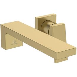 Ideal Standard Extra Wand-Waschtischarmatur BD510A2 167x279x107 mm, Unterputz Bausatz 2, brushed gold