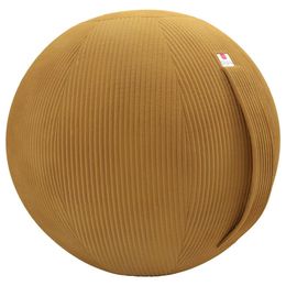 Stylife Sitzball, Gelb, Textil, F&uuml;llung: Luftkern, Oeko-Tex&reg; Standard 100, Wohnzimmer, Hocker, Sitzs&auml;cke