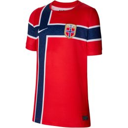Nike WM 2026 Norwegen Heim Teamtrikot Kinder - Gr&ouml;&szlig;e 128/134 - rot