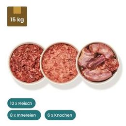 haustierkost.de Gefl&uuml;gel Paket Hund Frostfutter 15 kg