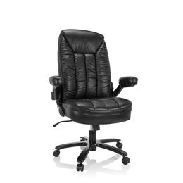hjh OFFICE XXL Drehstuhl INSTRUCTOR III Kunstleder mit abklappbaren Armlehnen