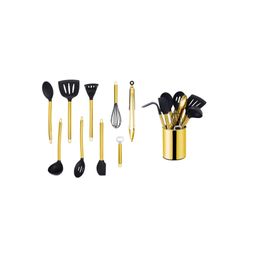 ECHTWERK K&uuml;chenhelfer Set 10-teilig gold