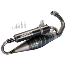 Auspuff Polini For Race 4 f&uuml;r Piaggio Liberty, Zip, Gilera DNA, Typhoon, Derbi GP1 (01-03) 50 2T