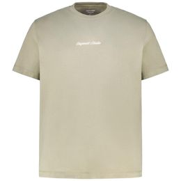 Jack & Jones Herren Gro&szlig;e Gr&ouml;&szlig;en | Jack&Jones T-Shirt mit Label-Stickerei Farbe oliv Gr&ouml;&szlig;e: 7XL