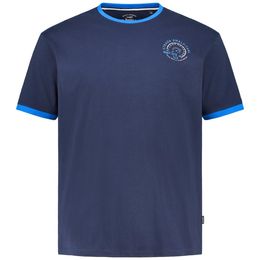 Herren Gro&szlig;e Gr&ouml;&szlig;en | Hajo T-Shirt mit Print Farbe marine Gr&ouml;&szlig;e: 5XL