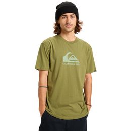 T-Shirt Quiksilver "Ev Comp Logo", Herren, Gr. M, gr&uuml;n (loden gr&uuml;n), Obermaterial:100% Baumwolle, Shirts T-Shirt