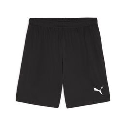 Trainingsshorts Puma "TEAMGOAL SHORTS", Herren, Gr. S, N-Gr, schwarz-wei&szlig; (Puma schwarz, Puma wei&szlig;), Interlock, Obermaterial: 100% Polyester, unifarben, regular fit kniefrei, Hosen, aus Polyester, kniefrei, mit Interlock-Material, modernes Design
