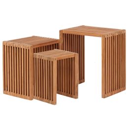 DeVries Beistelltisch 3er-Set WOODIE