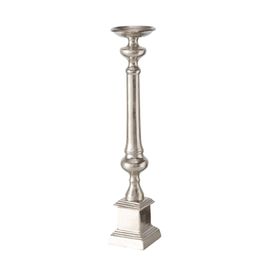 Boltze Kerzenleuchter Hester &Oslash; 13 cm, 71 cm, Silber skandinavische Deko Online Shop