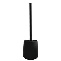 Spirella WC-B&uuml;rstengarnitur 'Maonie' Keramik schwarz &Oslash; 10,4 x 38,8 cm