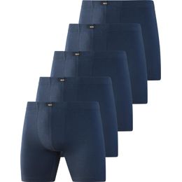 H.I.S. Herren Langer Boxer blau, Gr&ouml;&szlig;e S