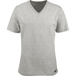 H.I.S. Herren Unterziehshirt marine, grau-meliert, Gr&ouml;&szlig;e XS