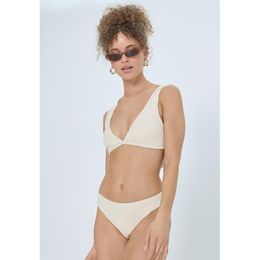 LSCN BY LASCANA Triangel-Bikini-Top 'Lou' beige Gr. S. Ohne B&uuml;gel Und Ohne St&auml;bchen