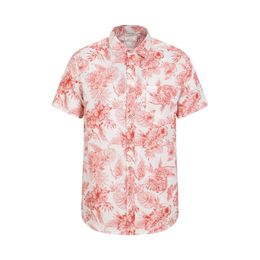 Mountain Warehouse - "Tropical" Hemd f&uuml;r Herren (Rostfarben/Wei&szlig;)