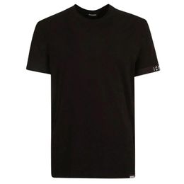 Dsquared2 Icon Logo Schwarzes T-shirt