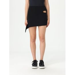 Courr&egrave;ges Asymmetrischer Minirock mit Ausschnittdetails