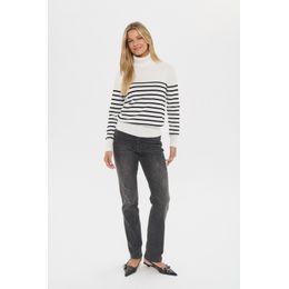 Saint Tropez Rollkragen MilaSZ Rollkragen Gerade Passform