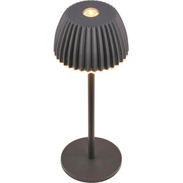 Briloner Leuchten LED Au&szlig;en-Tischleuchte "RIFFLE 7581015", anthrazit, Leuchten