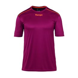 T-Shirt Kempa "Shirt POLY Kids", M&auml;dchen, Gr. 152, deep rot, Obermaterial: 100% Polyester Pol. recyc.., Shirts T-Shirt