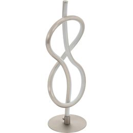 Eglo Tischleuchte "NOVAFELTRIA", wei&szlig; (nickelfarben, wei&szlig;), 1, &Oslash; 16cm H: 41cm, 1 Stk., Leuchten, Tischleuchte