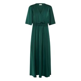 Midikleid Cream "Kleid CRVerena", Damen, Gr. 36, N-Gr, pine grove, Obermaterial: 98% Polyester PES. 2% Elasthan EL., Kleider Midikleid