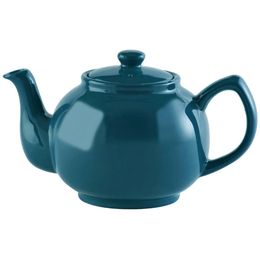Price & Kensington Teekanne PRICE & KENSINGTON "Betty", blau (petrol), H:22,8cm, Steinzeug, Kannen, 6 Tassen