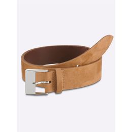 Lederg&uuml;rtel Heine, Damen, Gr. 11,5, braun (camel), G&uuml;rtel Lederg&uuml;rtel