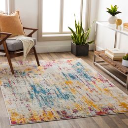 Teppich LIVABLISS "MITHI", bunt, B:200cm H:10mm L:275cm, Kunstfaser, Teppiche, Teppich
