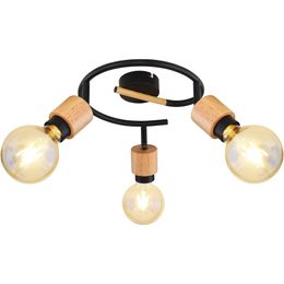 Globo LIGHTING Deckenstrahler "JORNA", schwarz matt, &Oslash; 25cm H: 16,3cm, 1 Stk., Leuchten, Spot Deckenspot Flur Schlafzimmer Wohnzimmer, Deckenstrahler