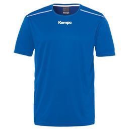 T-Shirt Kempa "Shirt POLY Kids", Jungen, Gr. 140, blau (royal), Obermaterial: 100% Polyester Pol. recyc.., Shirts T-Shirt