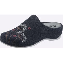 Pantoffel MUBB, Damen, Gr. 36, marine, Filz, Basic, Schuhe