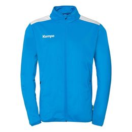 Trainingsjacke Kempa "Trainingsjacke Emotion 27 Poly Jacke", Herren, Gr. XXL, Kempablau, wei&szlig;, Obermaterial: 100% Polyester Pol. recyc.., Jacken Trainingsjacke