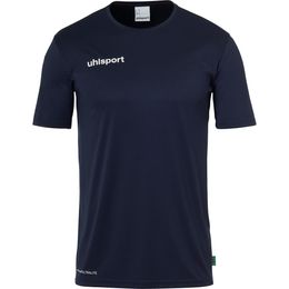 Trainingsshirt Uhlsport "Trainings-T-Shirt Essential Functional Kids", M&auml;dchen, Gr. 116, blau (marine), Obermaterial: 100% Polyester Pol. recyc.., Shirts