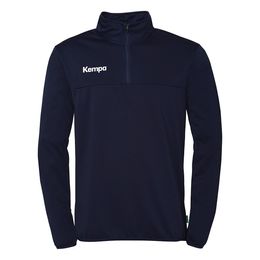 Trainingspullover Kempa "1/4 ZIP TOP 1/4 Zip Top Kids", M&auml;dchen, Gr. 116, marine, Obermaterial: 100% Polyester Pol. recyc.., Pullover