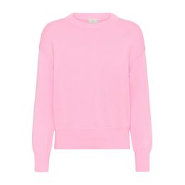 Strickpullover Kaffe "Strickpullover KAharriet", Damen, Gr. M, pink frosting, Obermaterial: 100% Baumwolle CO., Pullover Strickpullover