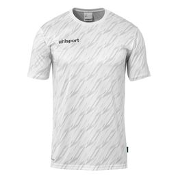 Trainingsshirt Uhlsport "Trainings-T-Shirt Progressive 28 Kids", M&auml;dchen, Gr. 116, wei&szlig;, Obermaterial: 100% Polyester Pol. recyc.., Shirts
