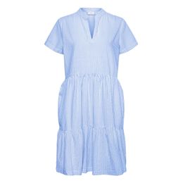 Midikleid Saint Tropez "Kleid ElmikoSZ", Damen, Gr. M, N-Gr, palace blau stripe, Obermaterial: 100% Baumwolle CO., Kleider Midikleid