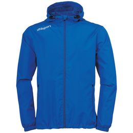 Regen- und Matschjacke Uhlsport "Regenjacke ESSENTIAL", Herren, Gr. M, azurblau, wei&szlig;, Obermaterial: 100% Polyester PES., Jacken